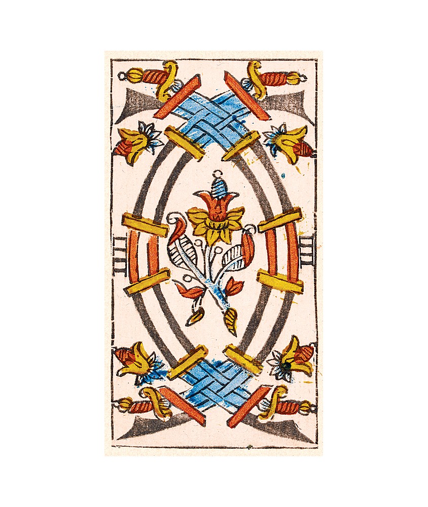 TAROT CLAUDE BURDEL 1751